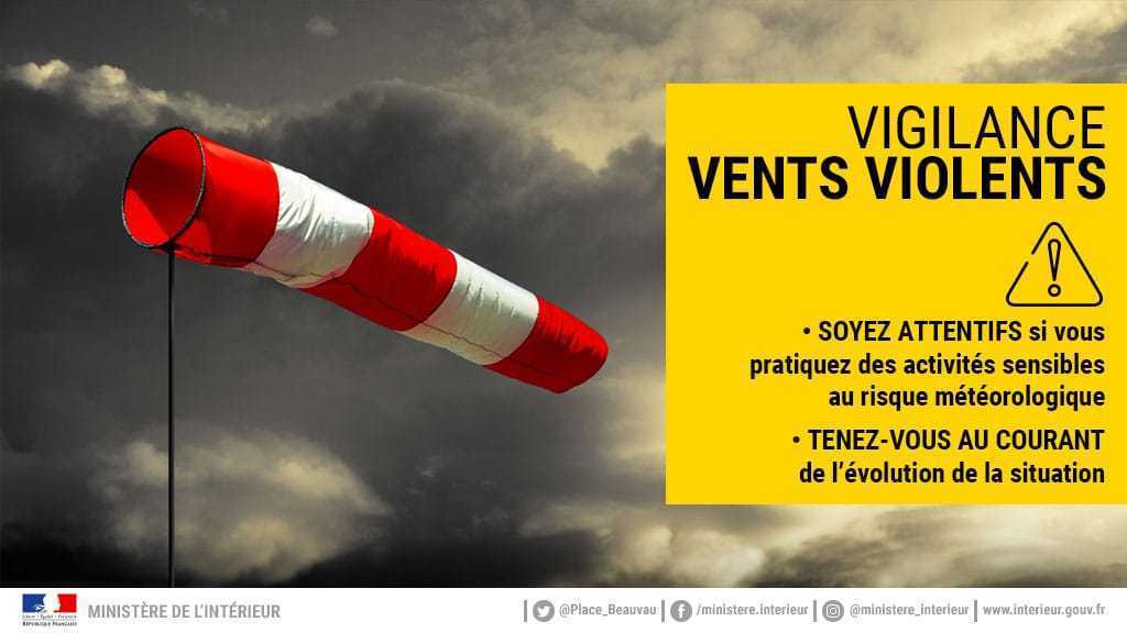 Vents violents : Attention ce n'est pas fini sur le Sud du département ...
