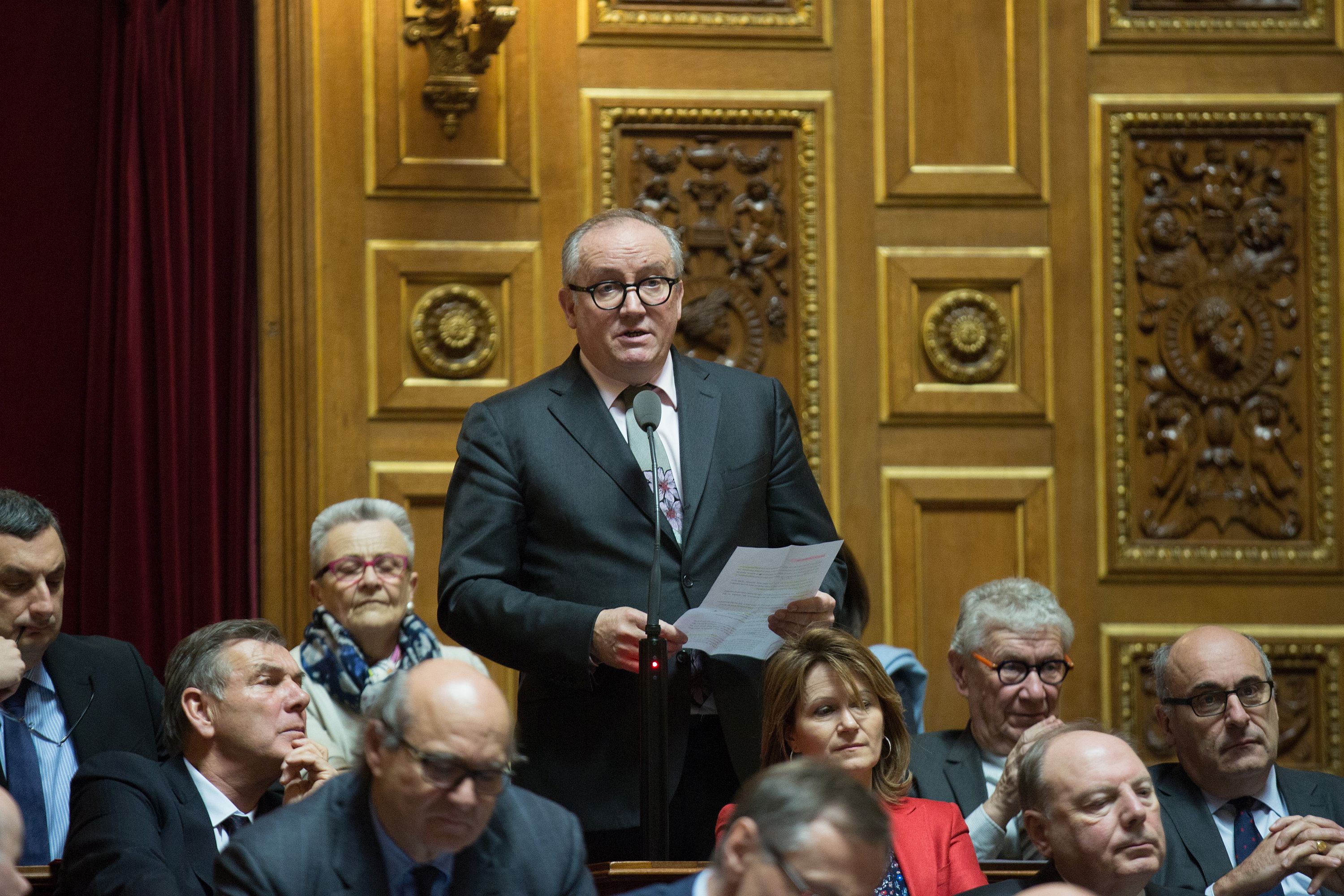 Le sénateur Pierre Medevielle (photo ici en séance au Sénat archives ...
