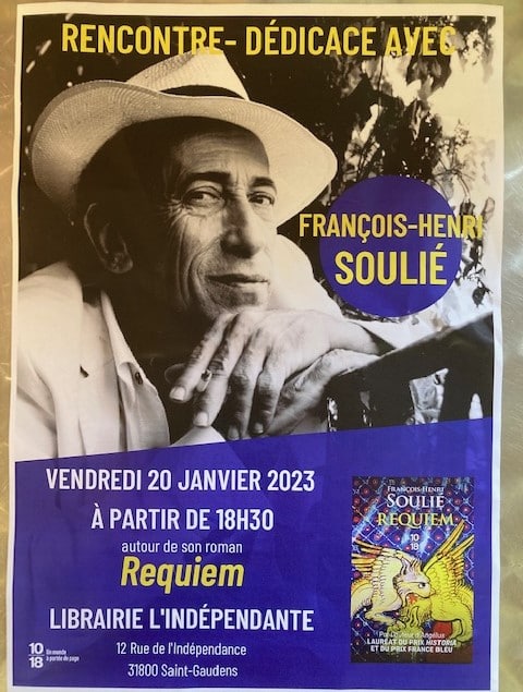 Saint-Gaudens : Rencontre/Dédicace avec François-Henri Soulié à la ...