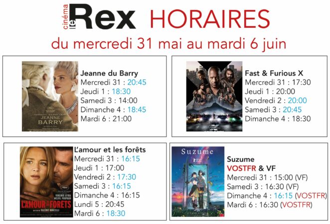AU CINEMA REX LUCHON cette semaine 31 mai au 6 juin - Petite République.com