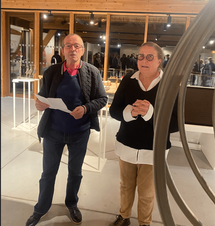 Cazères : 100 personnes au vernissage de l'expo de sculptures de Roger ...
